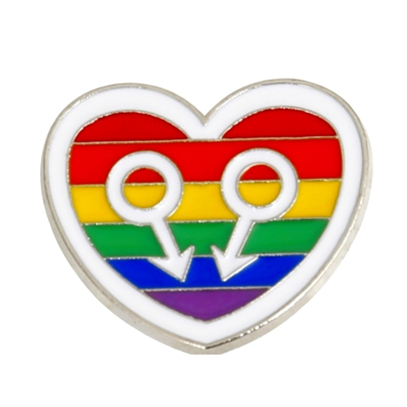 None | Accessories | Gay Pride Male Symbol Rainbow Flag Pin Small Pin ...
